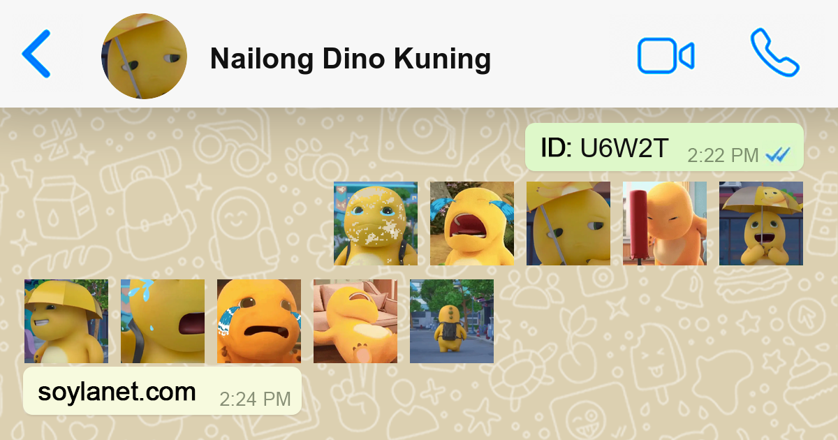 Nailong Dino Kuning ≧﹏≦ Stickers for WhatsApp and Telegram | SoylaNet